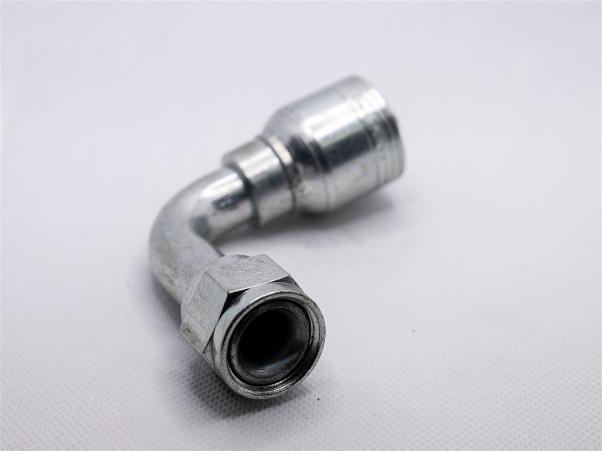 04Z-646 (1/4" Hose x 3/8" Female JIC 90 Long Drop 1AA6FJC4)